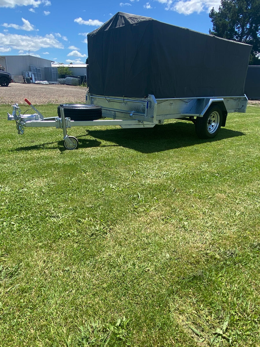 9x5 Braked CAGED- CANVAS COVER- TRAILER 1.6 GVM – CONCEPT TRAILERS LTD